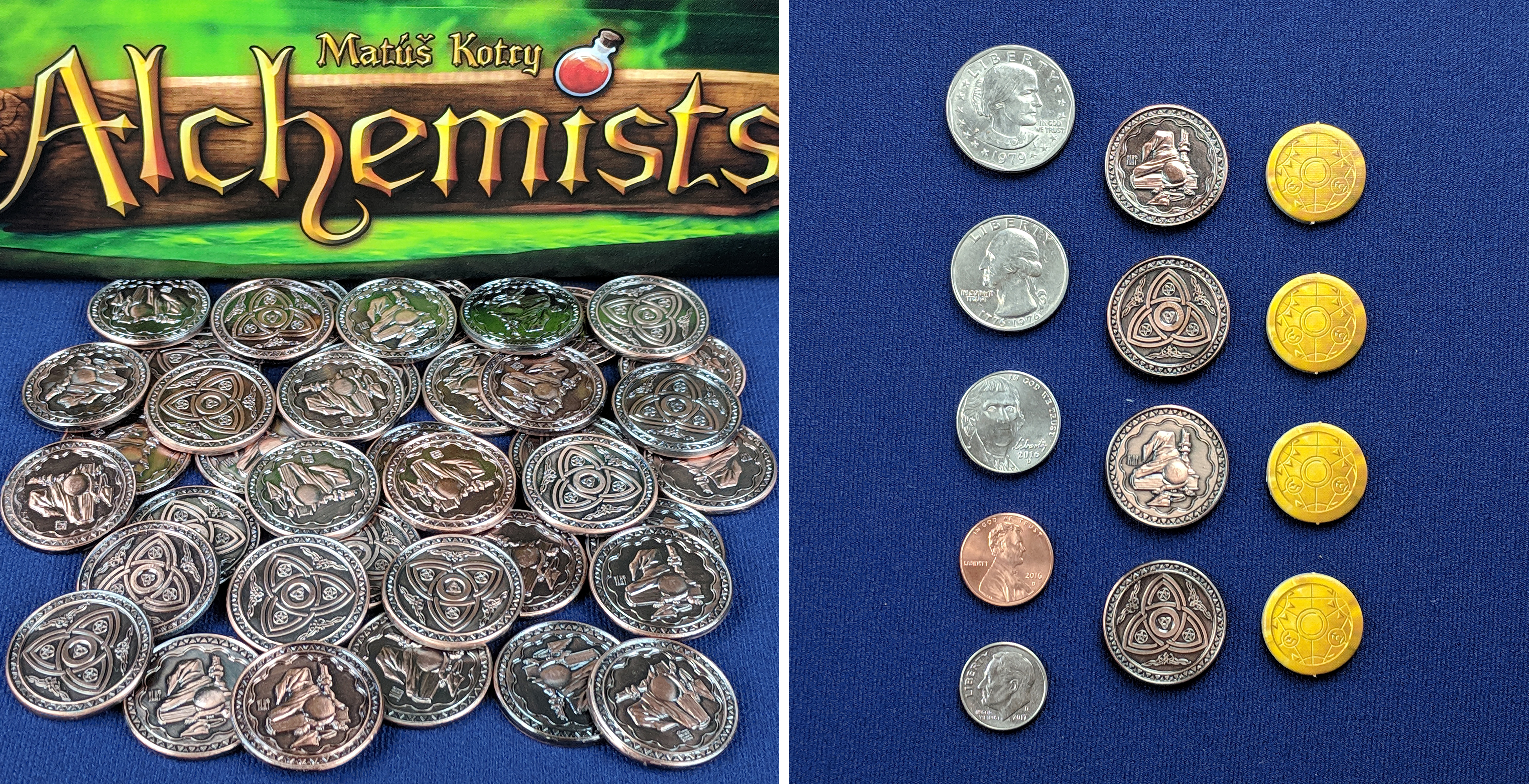 Metal Coins for Board Games, A GeekList