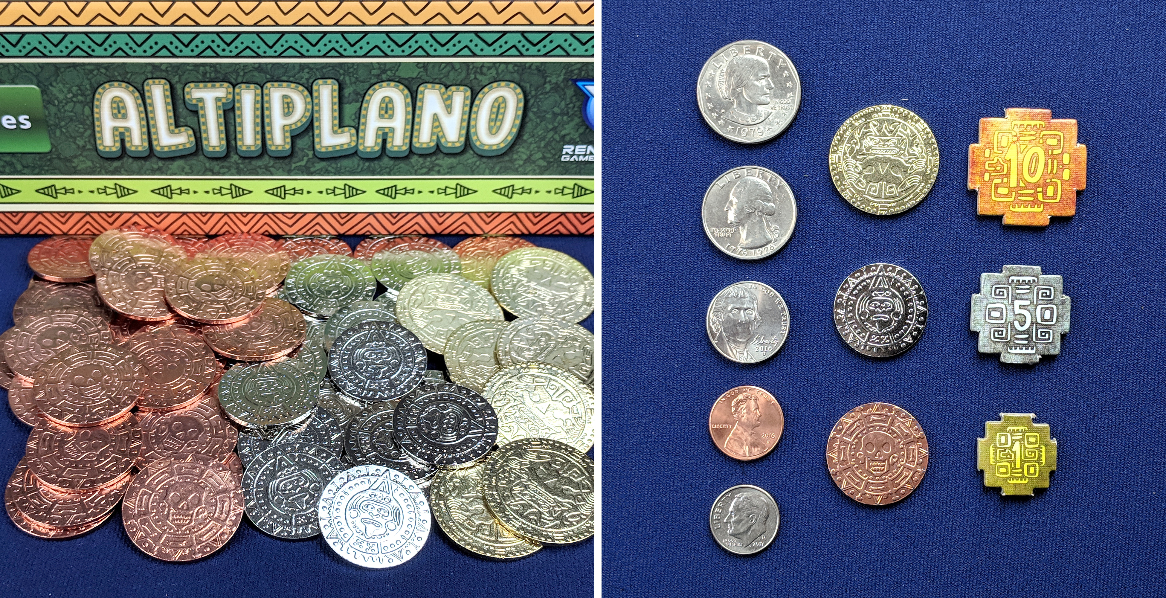 Metal Coins for Board Games, A GeekList