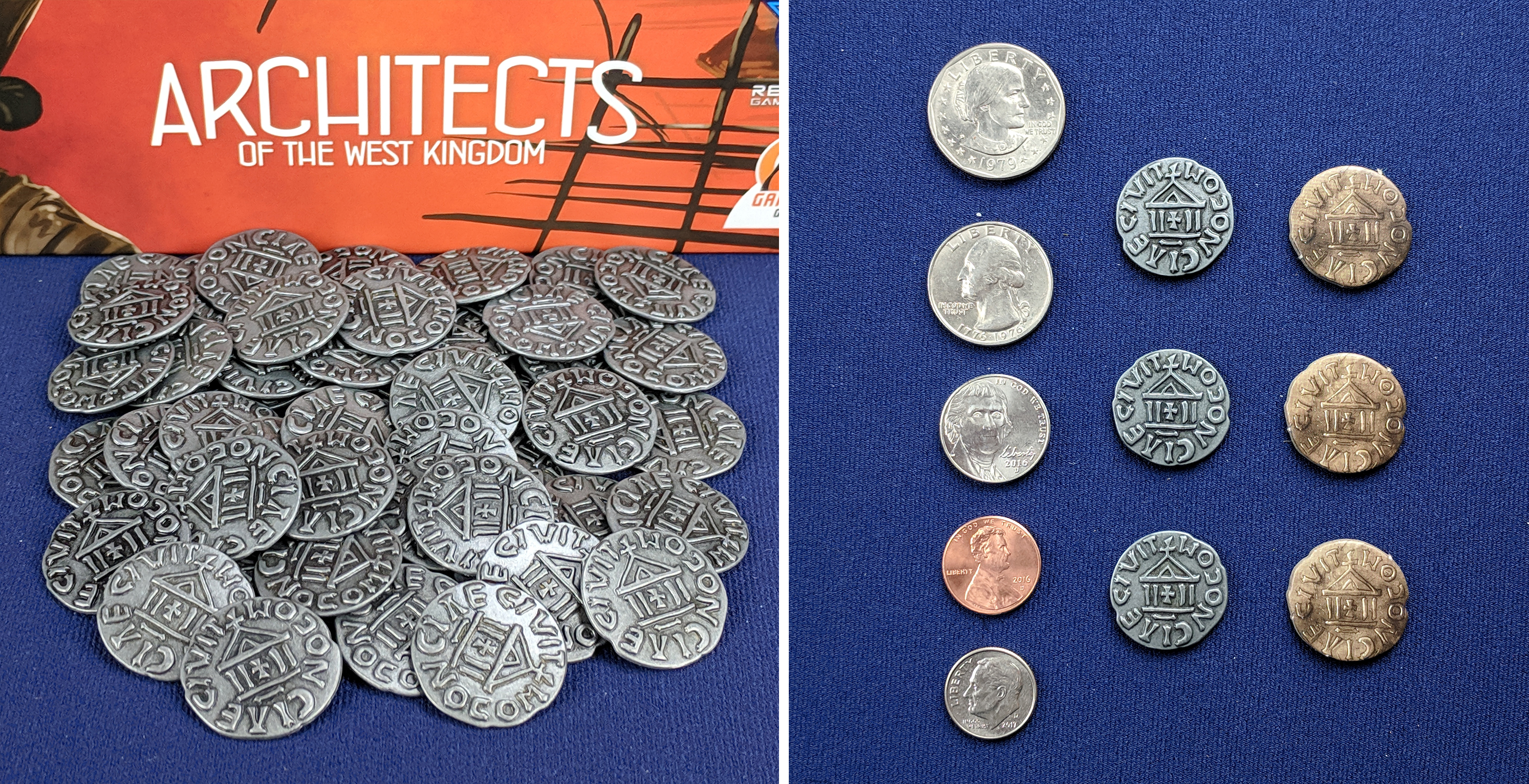 Metal Coins for Board Games, A GeekList